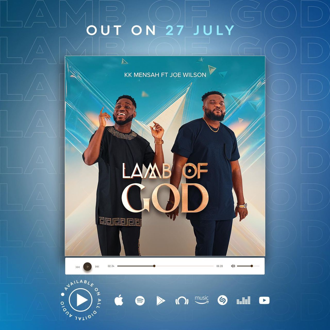 KK Mensah dropping his highly anticipated single 'Lamb of God' with Joe ...