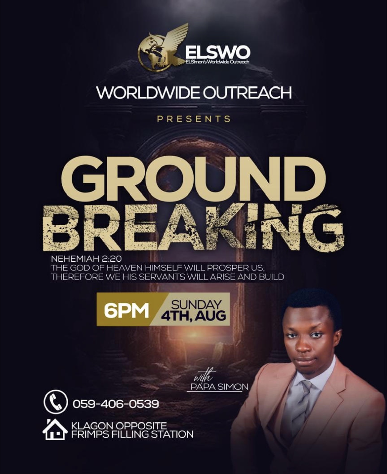Ground Breaking Sermon Promises Prosperity - Kristoni