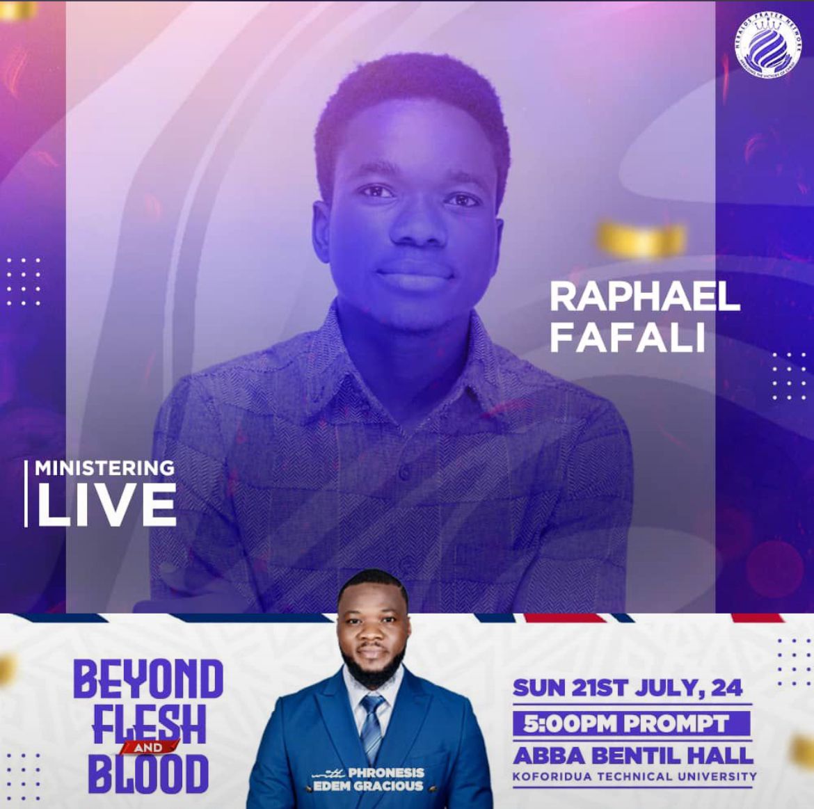 Raphael Fafali to Minister Live at Koforidua Technical University ...