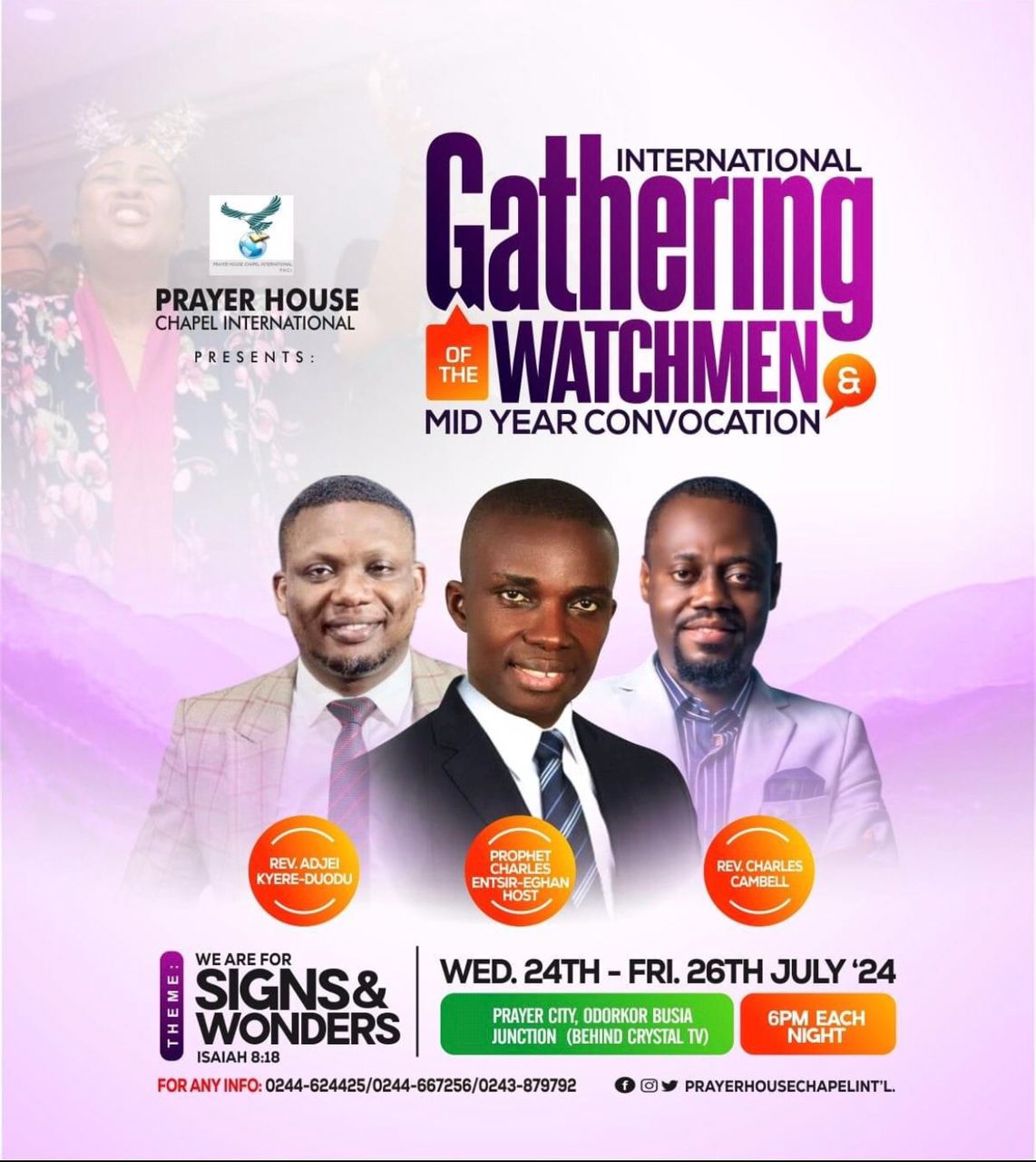 International Gathering of the watch men :mid year convocation. - Kristoni