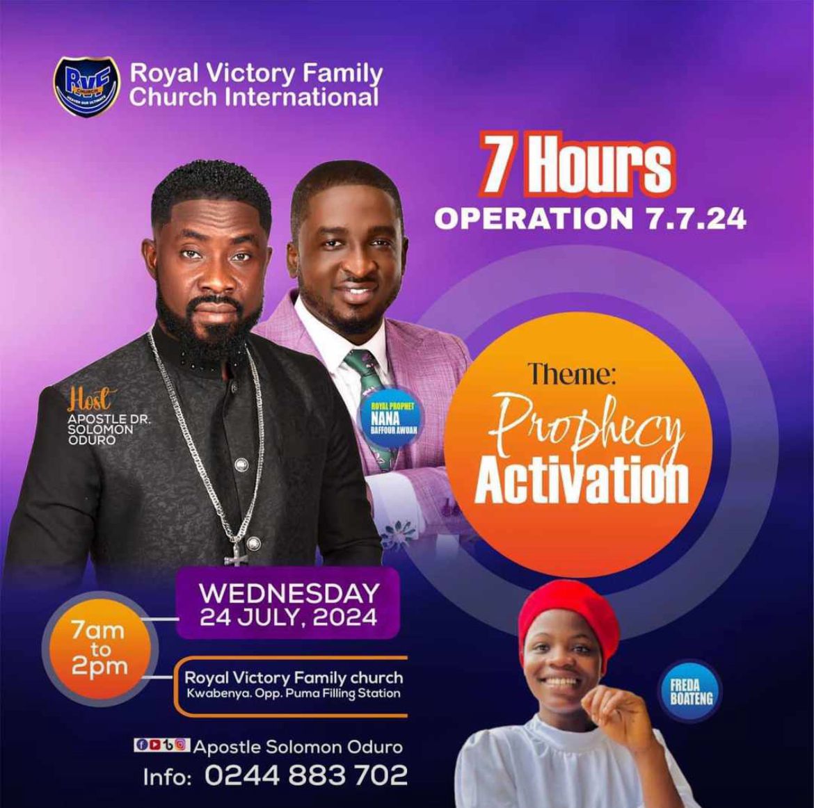 7 Hours of Prophecy Activation: Royal Victory Family Church Hosts ...